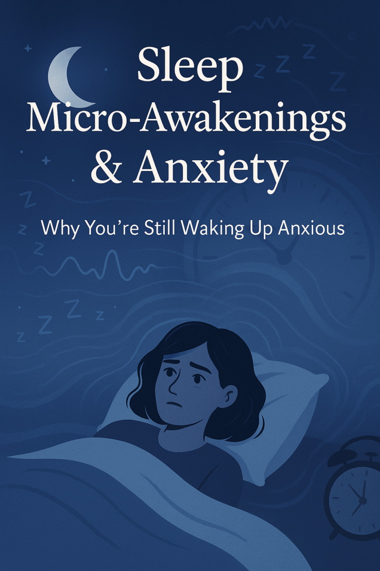 Why You’re Still Waking Up Anxious: Sleep Micro‑Awakenings, Anxiety ...