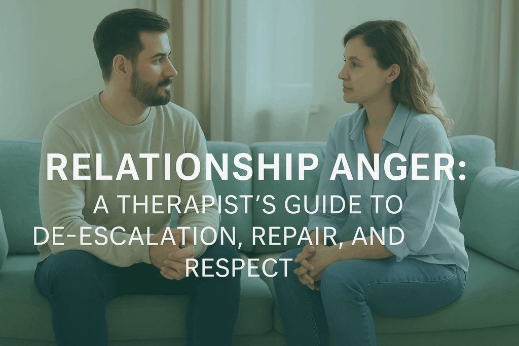 Relationship Anger: A Therapist’s Guide to De-Escalation, Repair, and ...